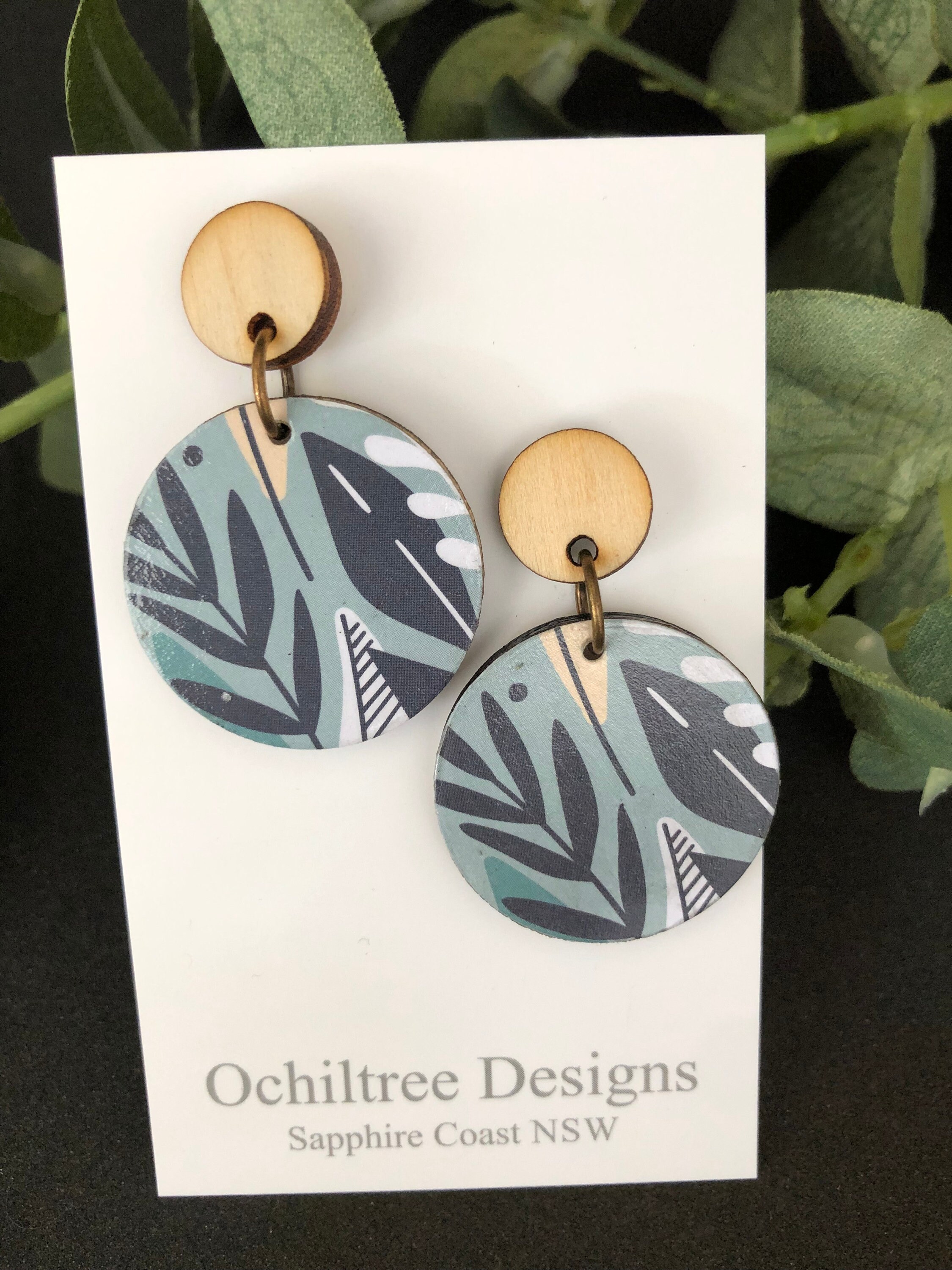 Handmade Paper Stud Earrings