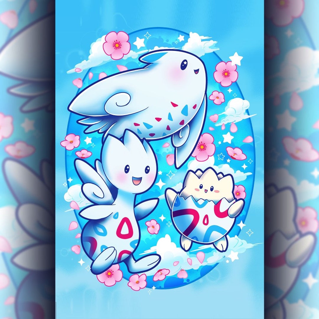 Togepi Family Poster 11" X 17" Poster - Etsy