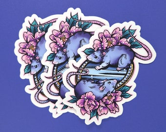 Rat Window Decal Sticker J467 - Etsy