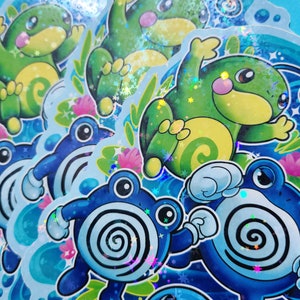Poliwag, Poliwhirl, Poliwrath, Politoed Evolution Family BIG ...