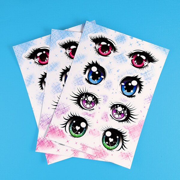 Eyes Sticker - Etsy