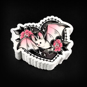 Little Bat Vinyl Sticker - Etsy