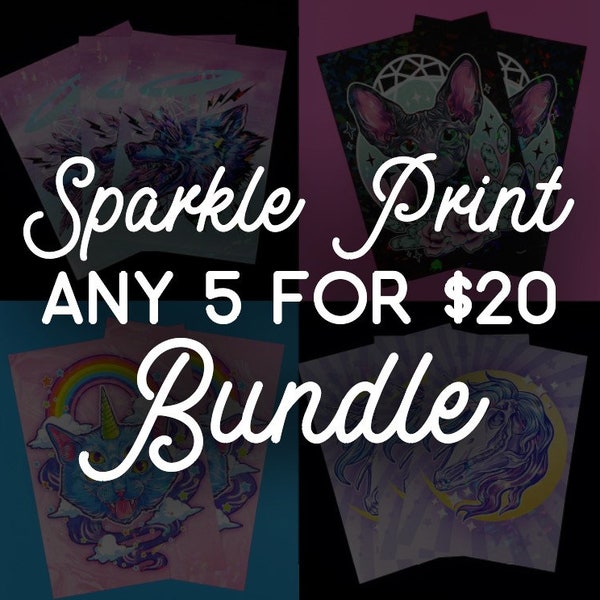 Sparkle Print - Etsy