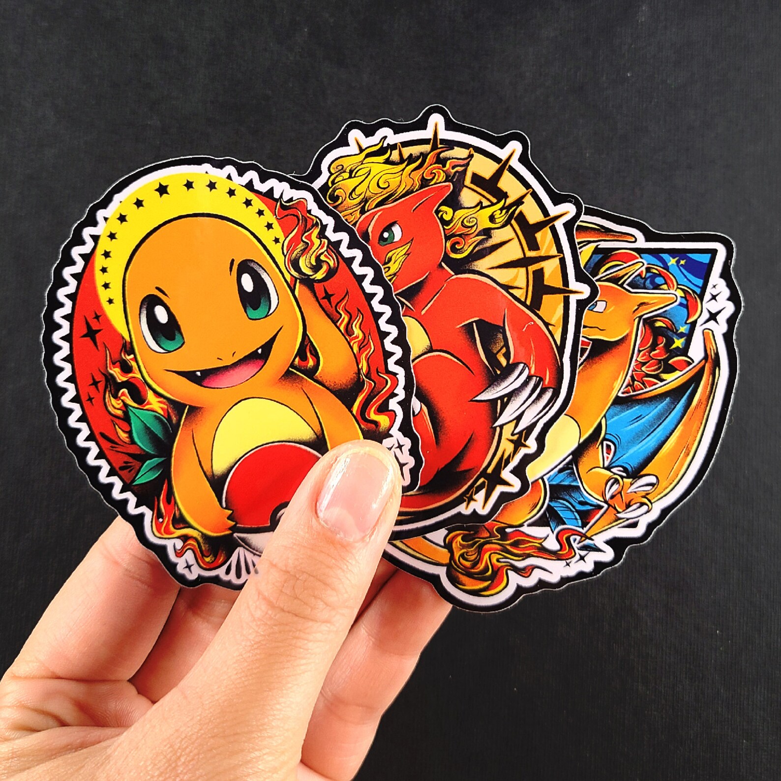 Pokemon Kanto Starters Sticker Pack upgraded Quality - Etsy