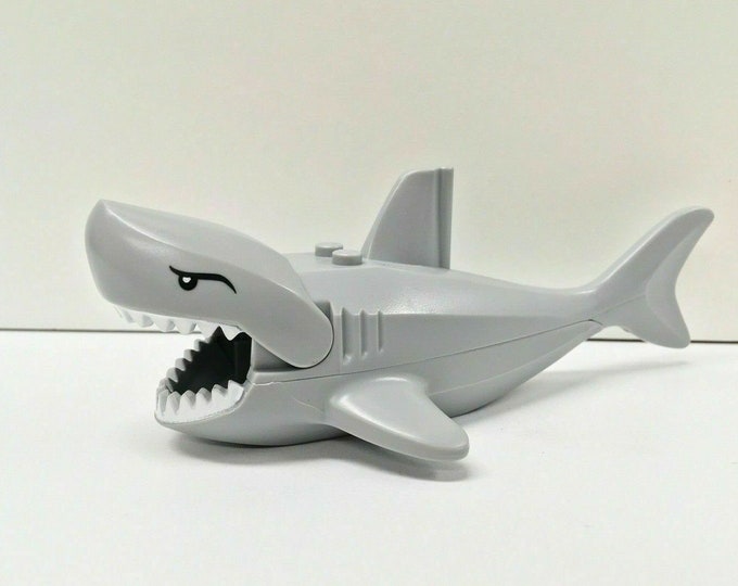 Lego MINIFIGURE Great White Shark With Gills and White Teeth - Etsy
