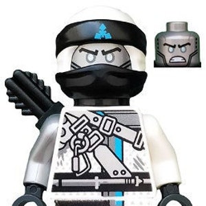 lego ninjago coloring pages zane zx 9554