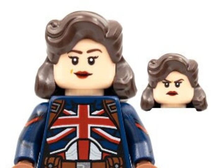 Lego MINIFIGURE Captain Carter, Marvel Studios - Etsy