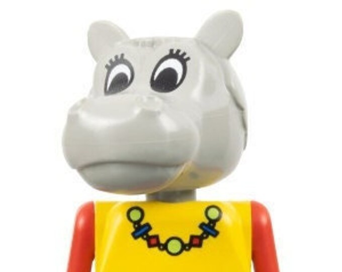 Lego MINIFIGURE Vintage Fabuland Contempt Hippo - Hanna Hippopotamus ...