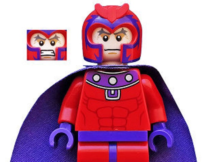 Lego MINIFIGURE X-men Magneto - Etsy