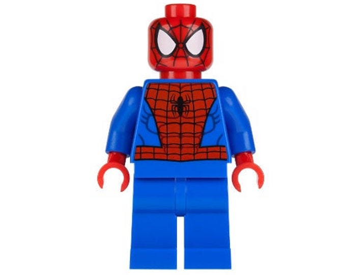 Lego MINIFIGURE Spider-man Black Web Pattern - Etsy