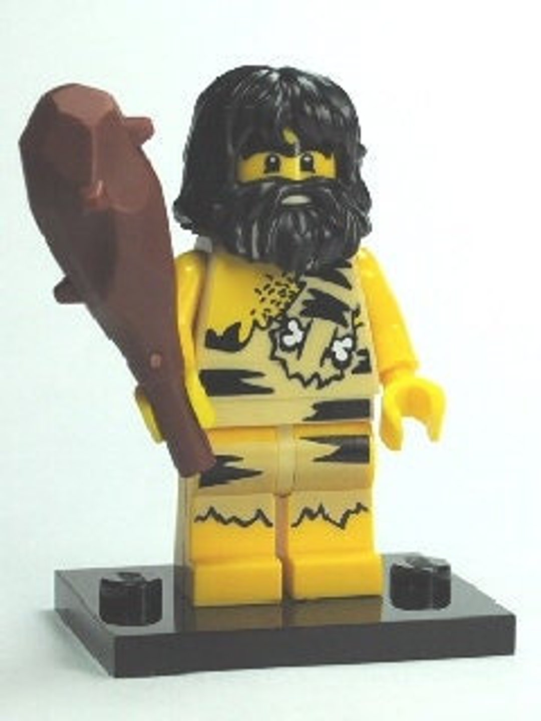 Lego MINIFIGURE Caveman, Series 1 (complete Set With Stand and ...