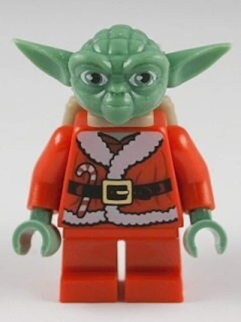 Lego Star Wars MINIFIGURE Santa Yoda With Backpack - Etsy