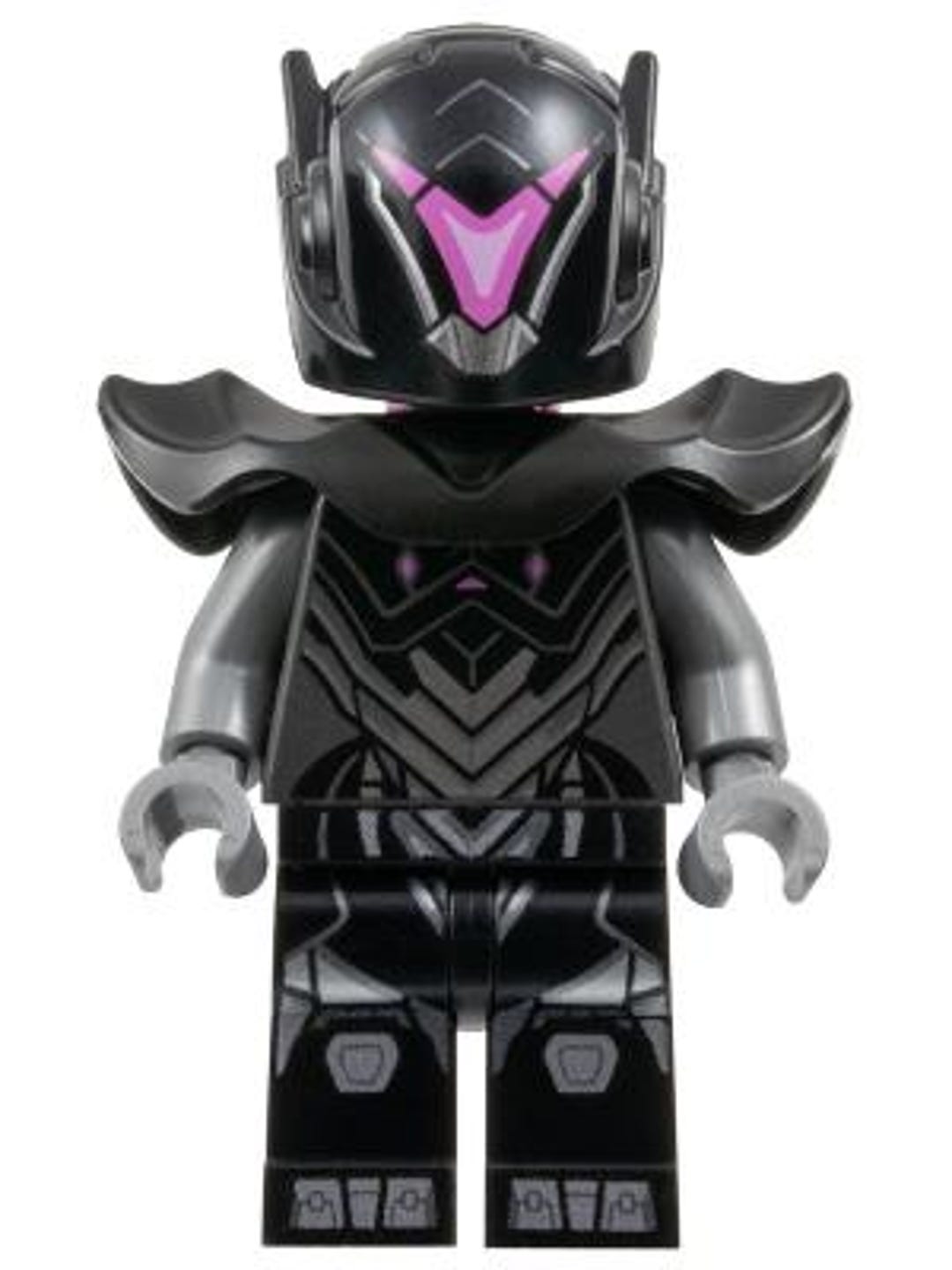 LEGO Minifigure Trespasser Elite Helmet W/ Ear Antennas W/ Bright Pink ...