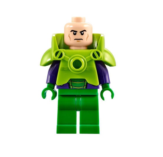 Lego MINIFIGURE Lex Luthor Battle Armor Green Legs - Etsy