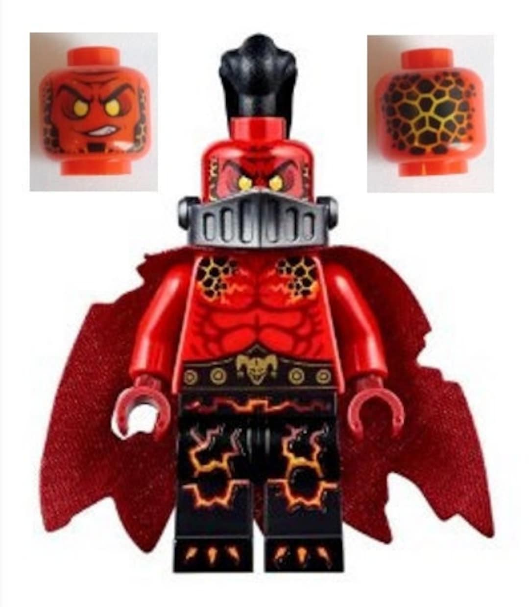 Vintage Lego MINIFIGURE Halloween Ultimate General Magmar - Cape Demon ...