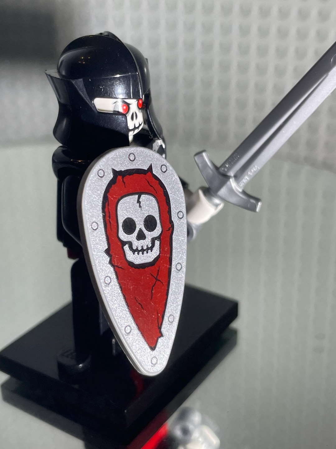 Vintage Lego MINIFIGURE Fantasy Era - Skeleton Warrior, White, Black ...