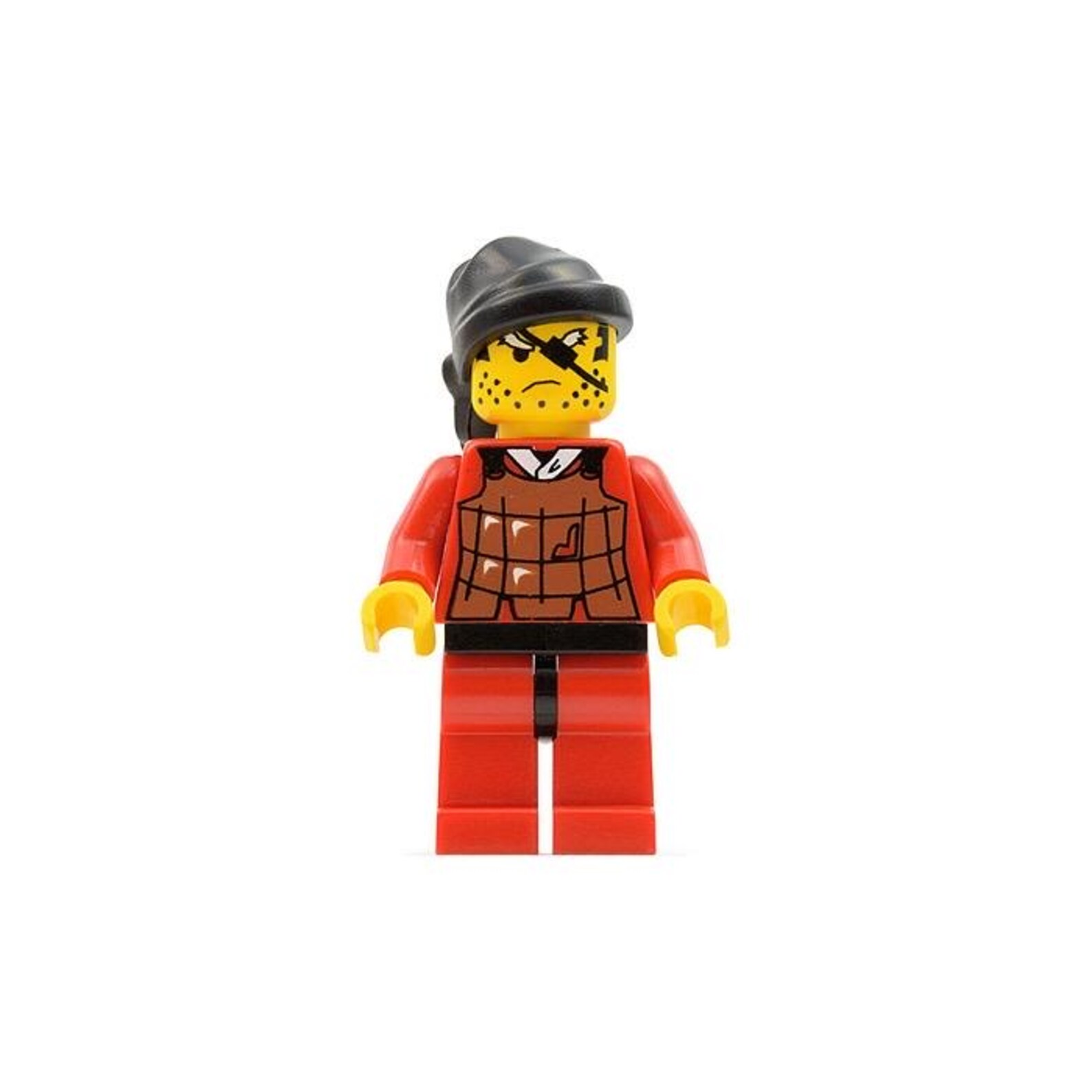 Lego MINIFIGURE Ninjago Ninja - Robber, Head Male Eye Patch and Scruffy ...
