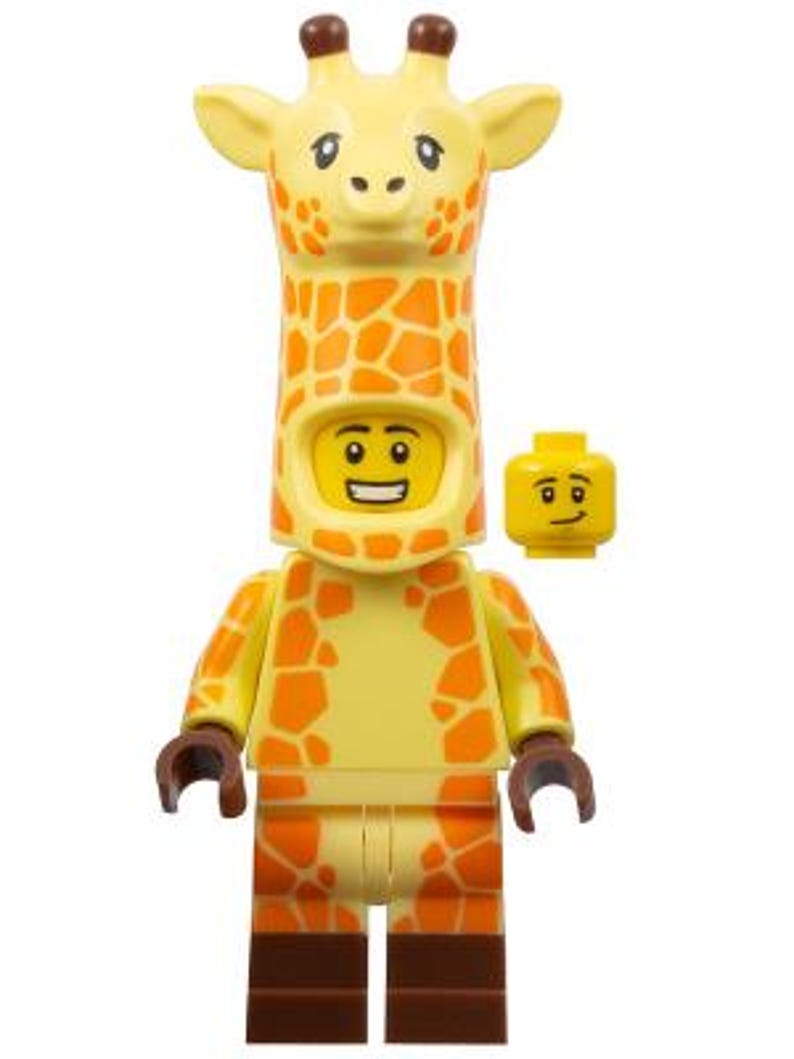 Lego MINIFIGURE Giraffe Guy - Etsy