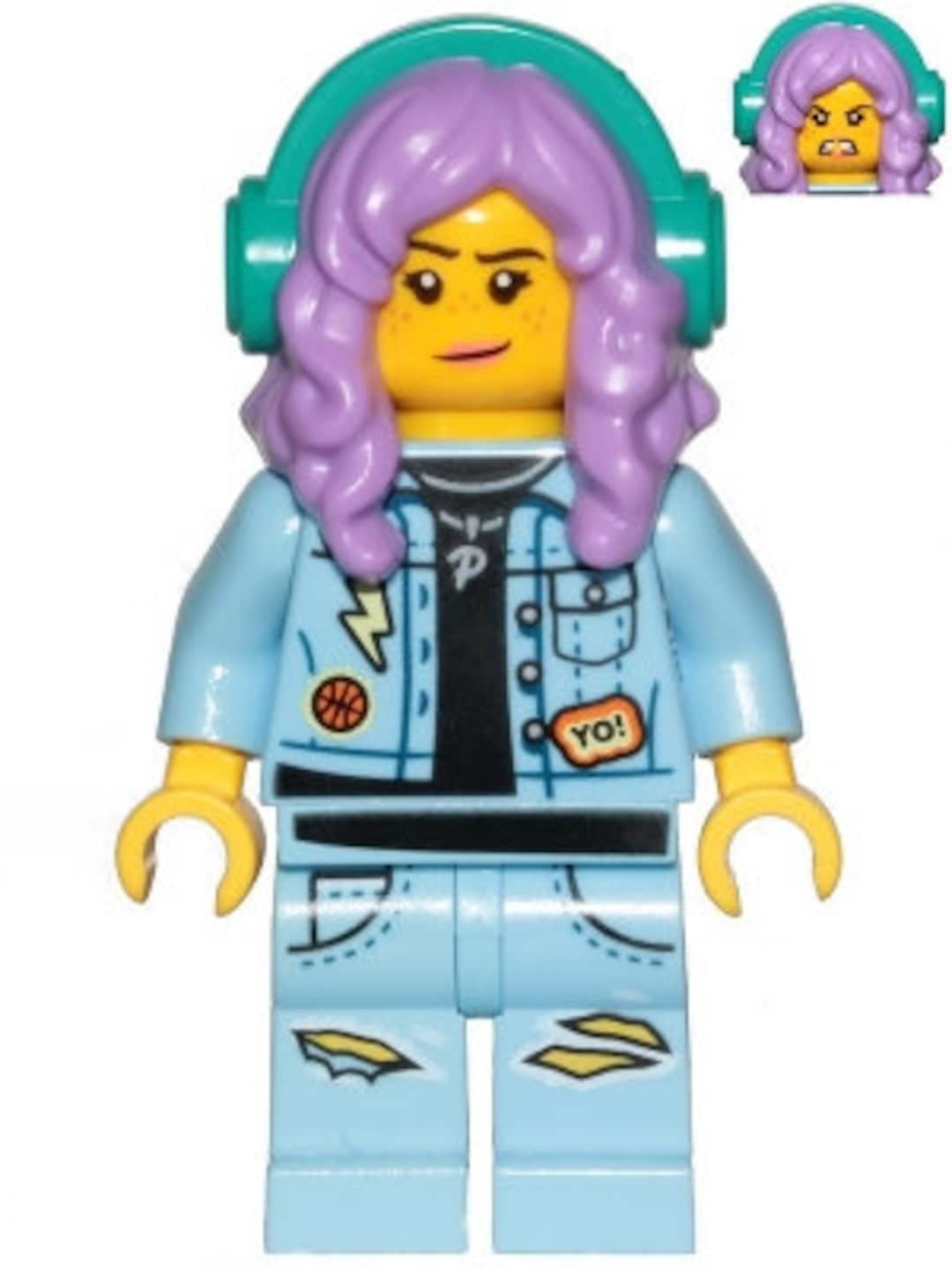 Lego MINIFIGURE Parker L. Jackson - Denim Jacket With Headphones ...