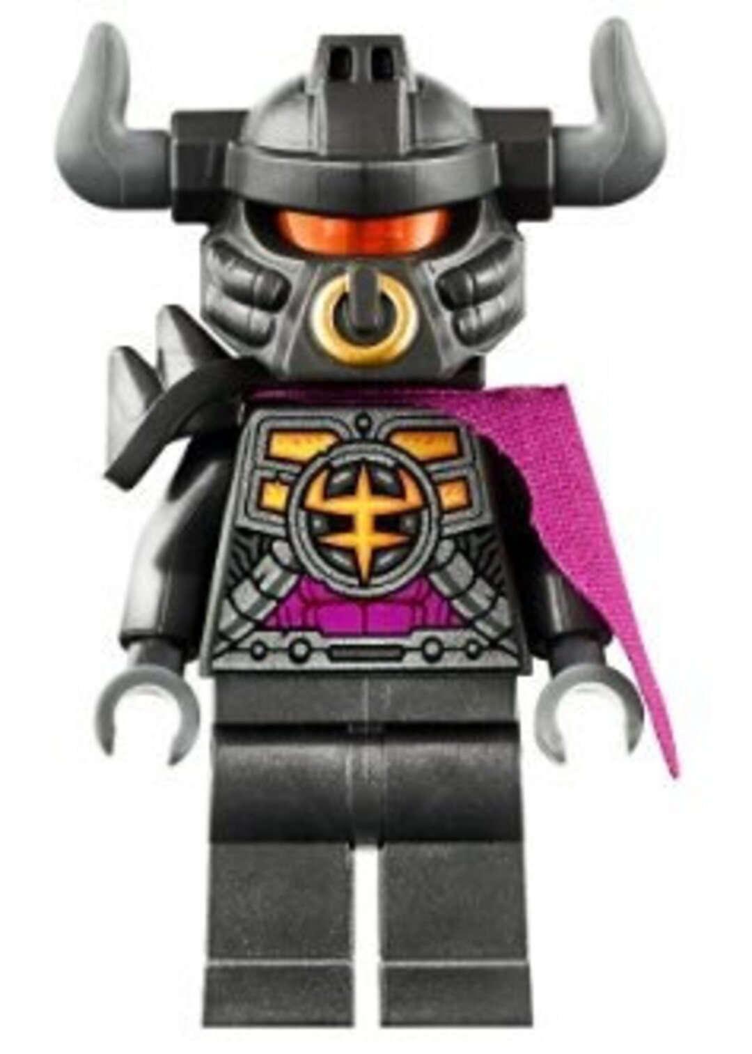 Lego MINIFIGURE General Ironclad Head Henchman Bob Grunt Growl Roar ...