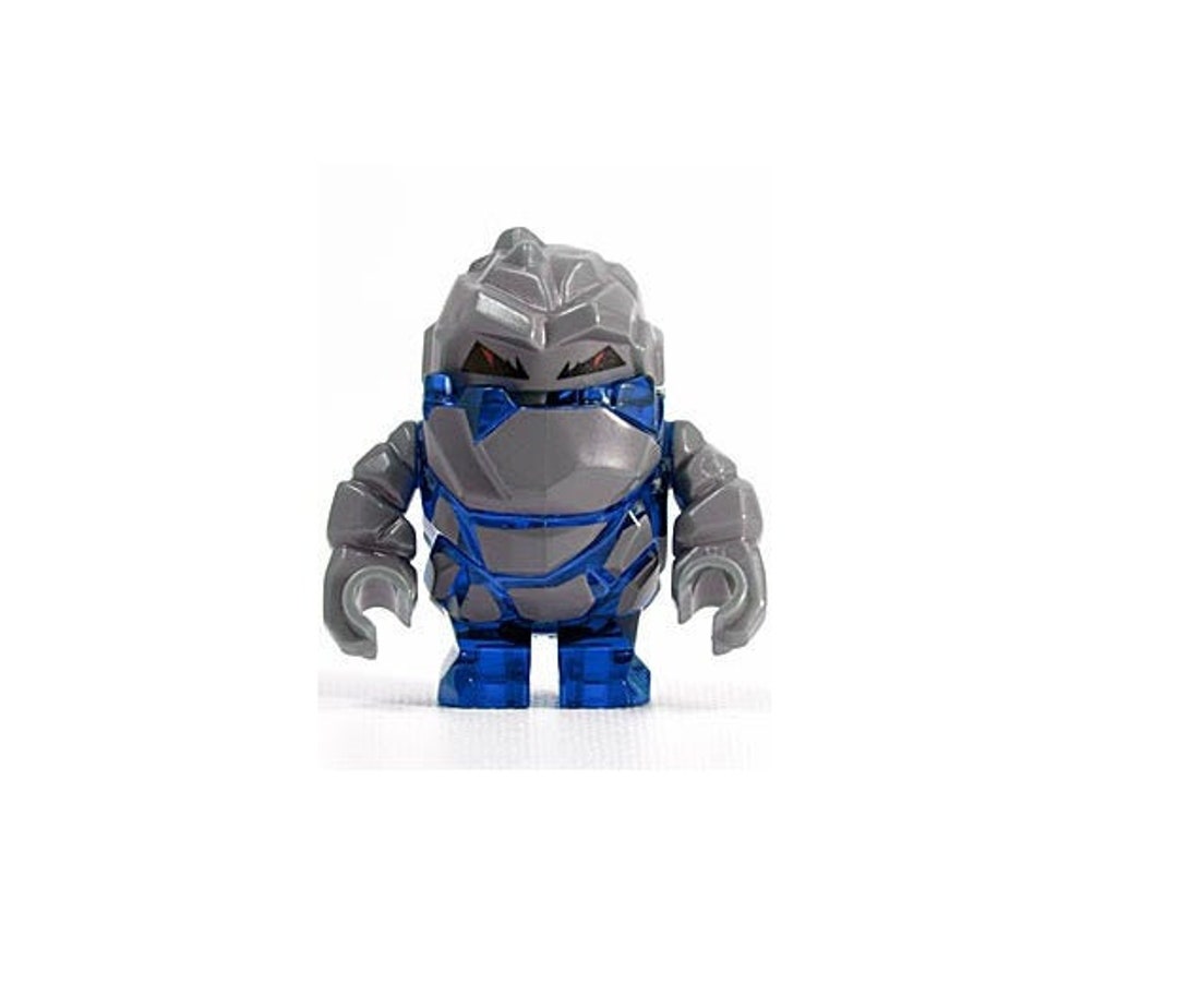 Lego MINIFIGURE Rock Monster Glaciator trans-dark Blue - Etsy