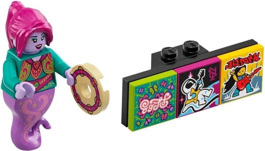 Lego MINIFIGURE Genie Dancer, Vidiyo Bandmates, Series 1 (complete Set ...