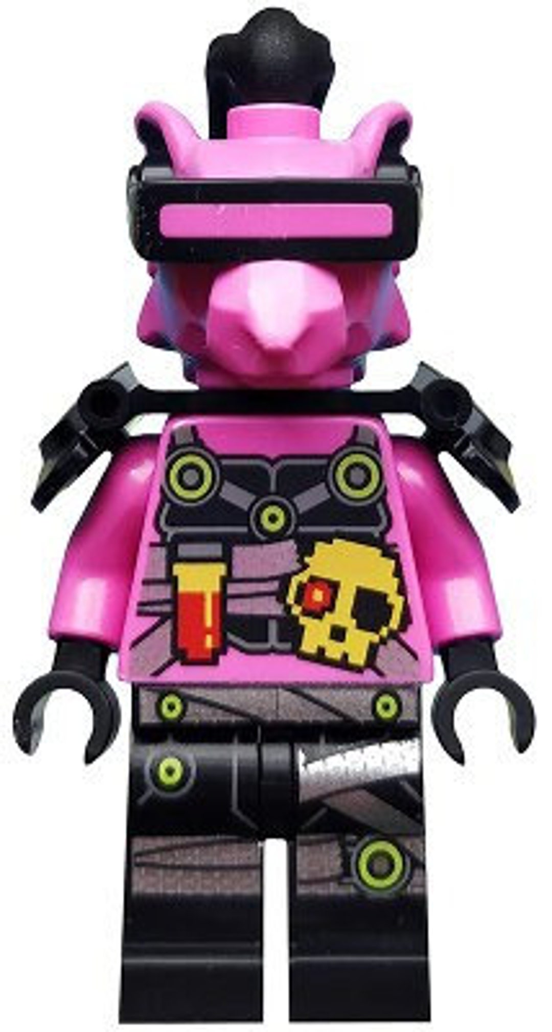 Lego MINIFIGURE Halloween Monster Techno Sythwave Pink Horror Richie ...