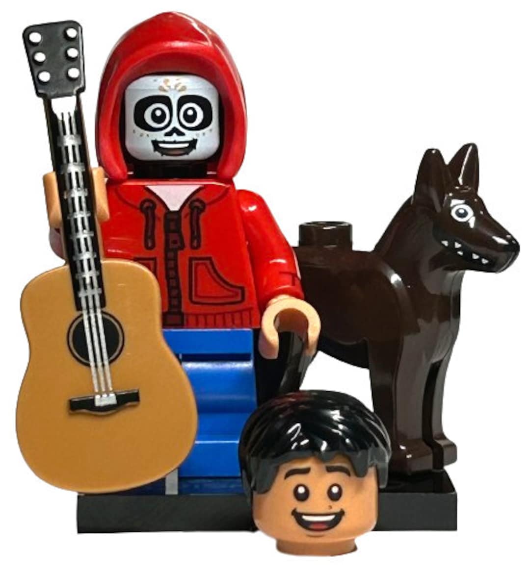 Lego MINIFIGURE Miguel & Dante, Disney 100 complete Set With Stand and ...