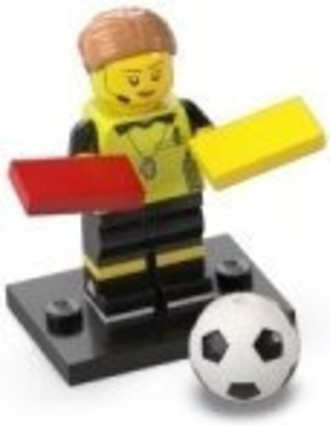 Lego MINIFIGURE Football Referee, Series 24 (complete Set With Stand ...