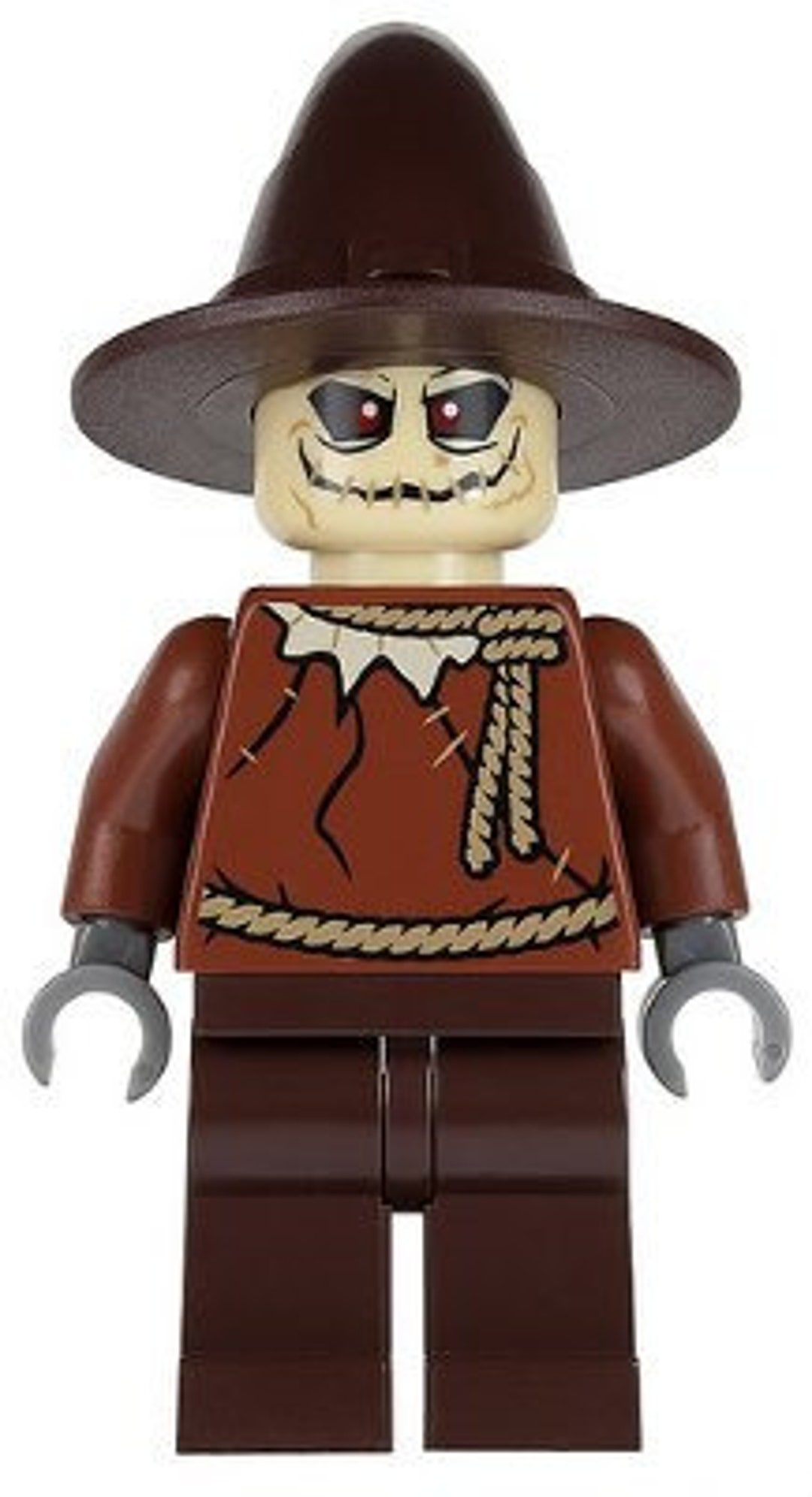 Lego MINIFIGURE Arkham Asylum Scarecrow - Etsy