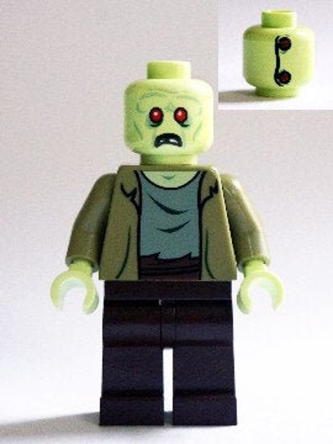 Lego MINIFIGURE Monster Zombie Zeke Halloween - Etsy