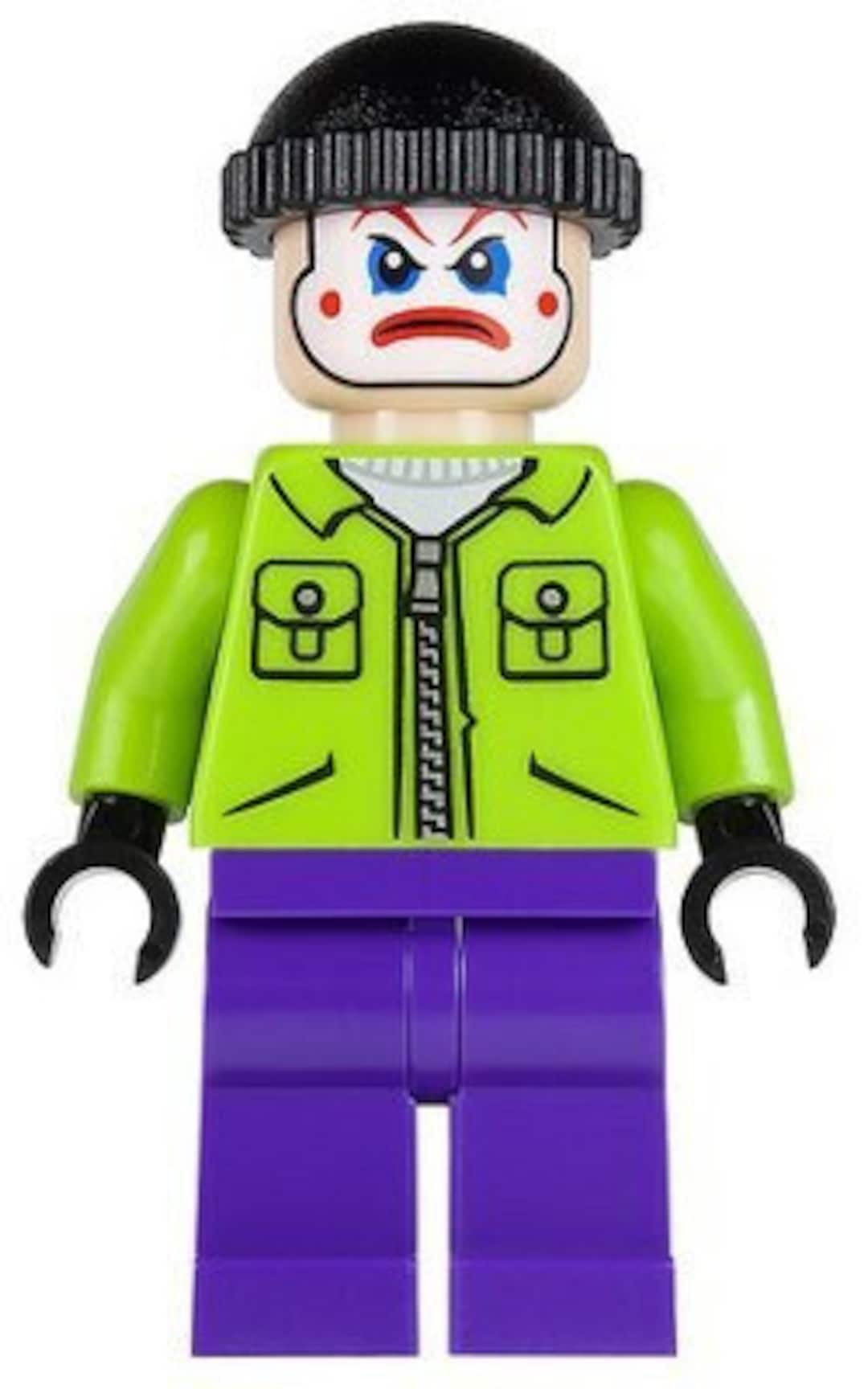 Lego MINIFIGURE the Joker's Henchman - Lime Jacket - Etsy
