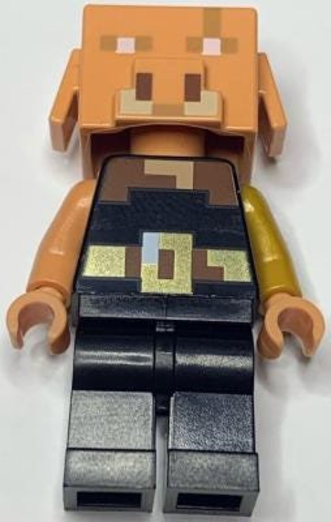 Lego Minifigures Minecraft Piglin Brute Pixelated Nougat Neck, Reddish ...