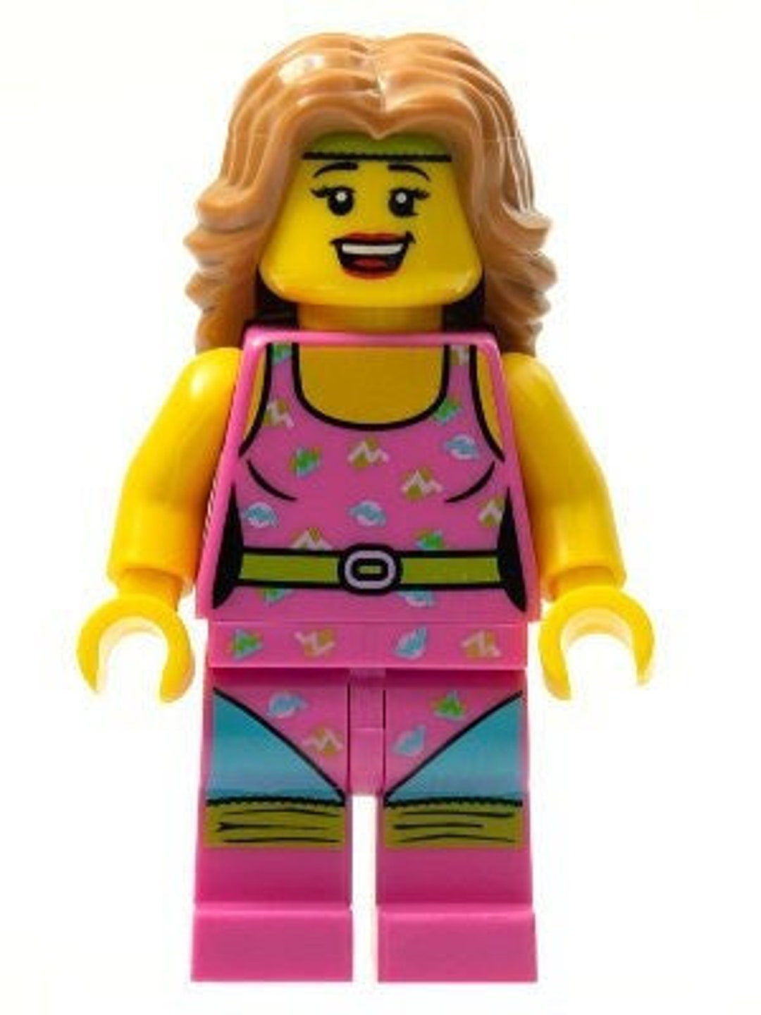 Lego MINIFIGURE Female Girl Women Fitness Instructor Series - Etsy