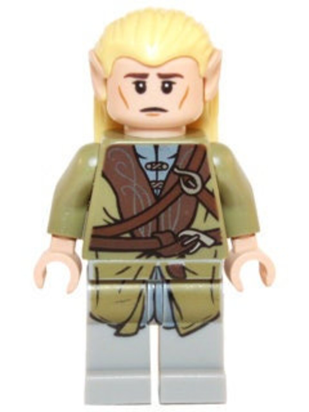 Lego MINIFIGURE Hobbit Lord of the Rings - Legolas - Olive Green Robe ...