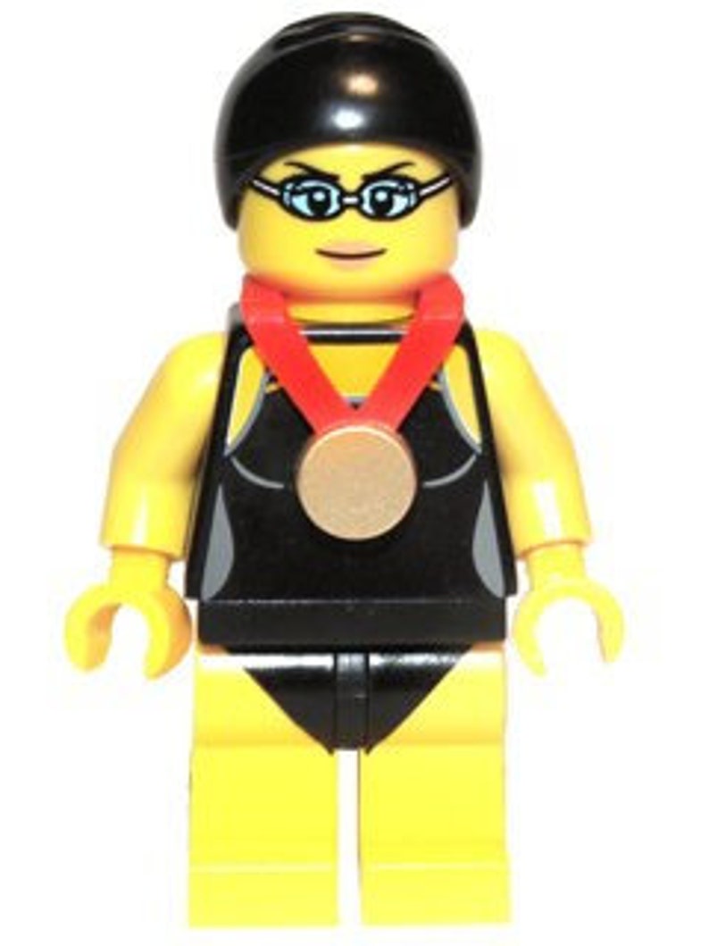 Lego MINIFIGURE Swimming Champion, Series - Etsy