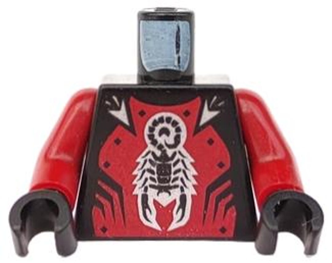 Lego Torso Castle Knights Kingdom II With Scorpion Pattern / Dark Red ...