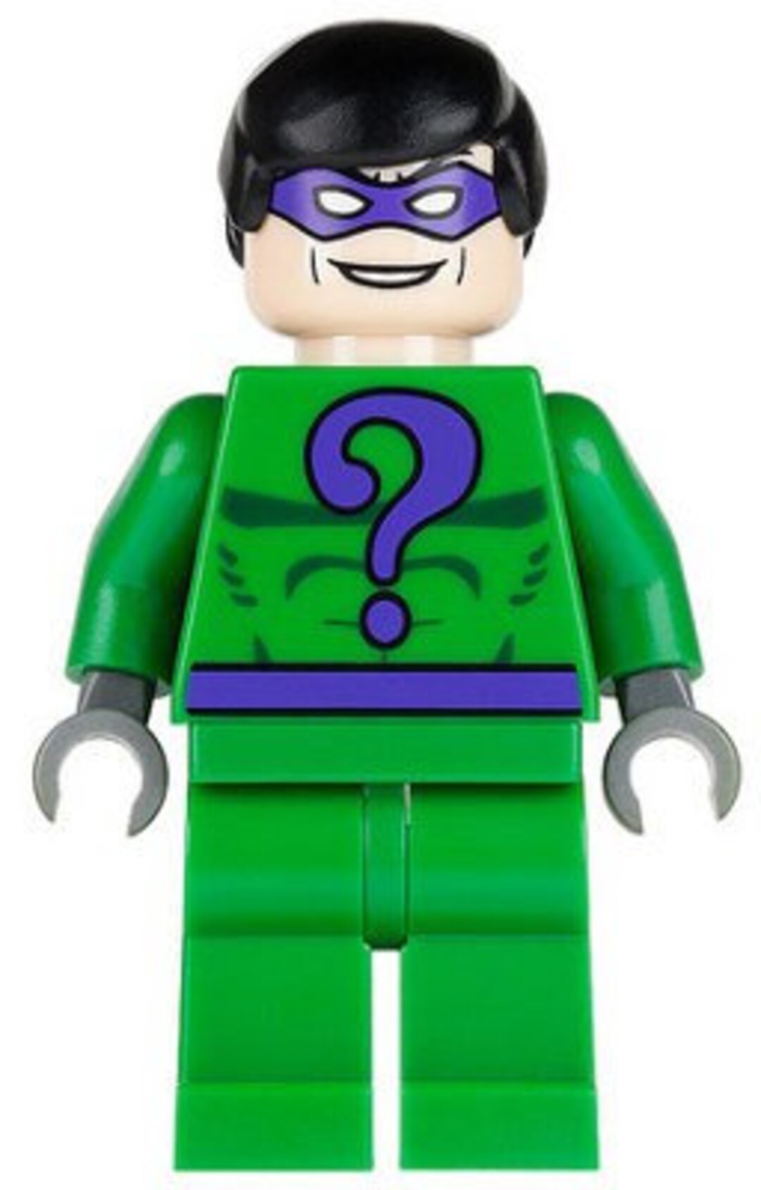 Lego MINIFIGURE the Riddler, BIG Purple Question on Chest - Etsy