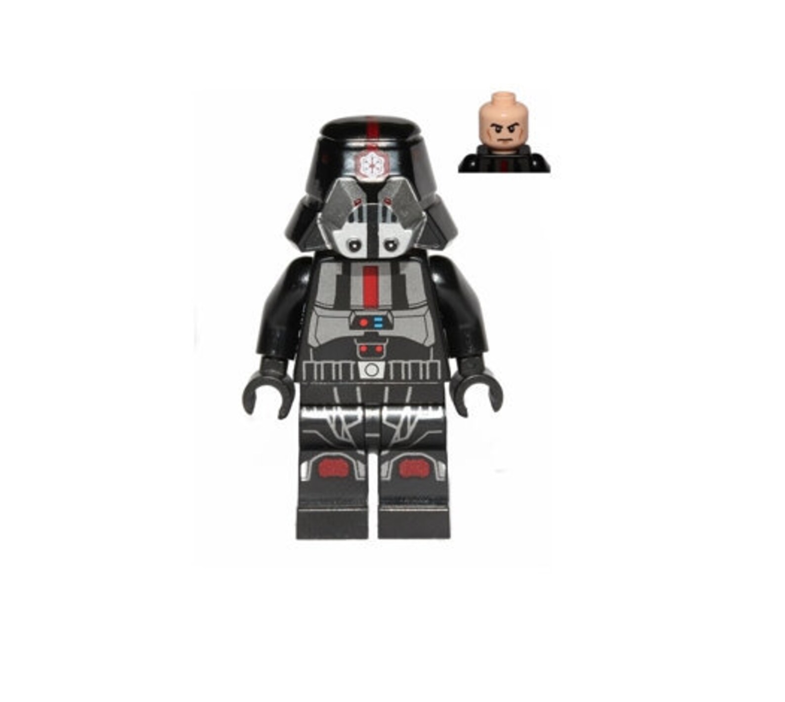Lego Star Wars MINIFIGURE Sith Trooper Black Outfit Printed - Etsy