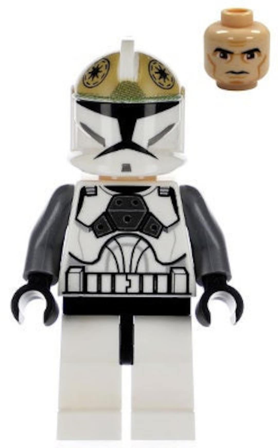 Lego Star Wars MINIFIGURE Clone Trooper Gunner (phase 1) - Large Eyes /w Blaster - Etsy