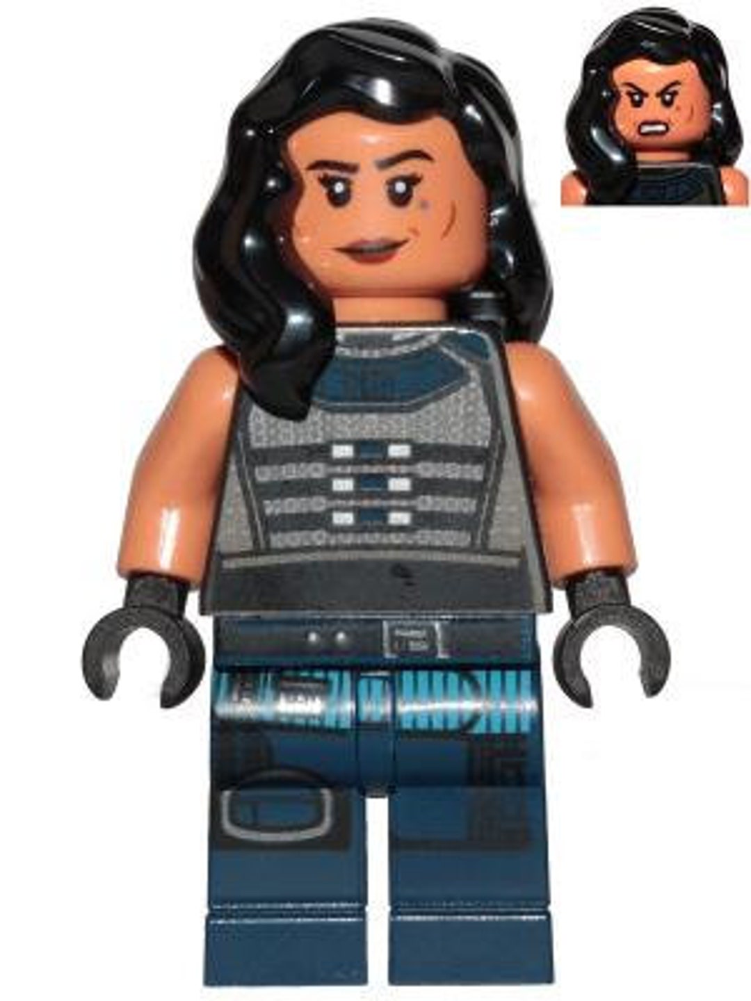 Lego Star Wars MINIFIGURE the Mandalorian Carasynthia 'cara' Dune /w ...