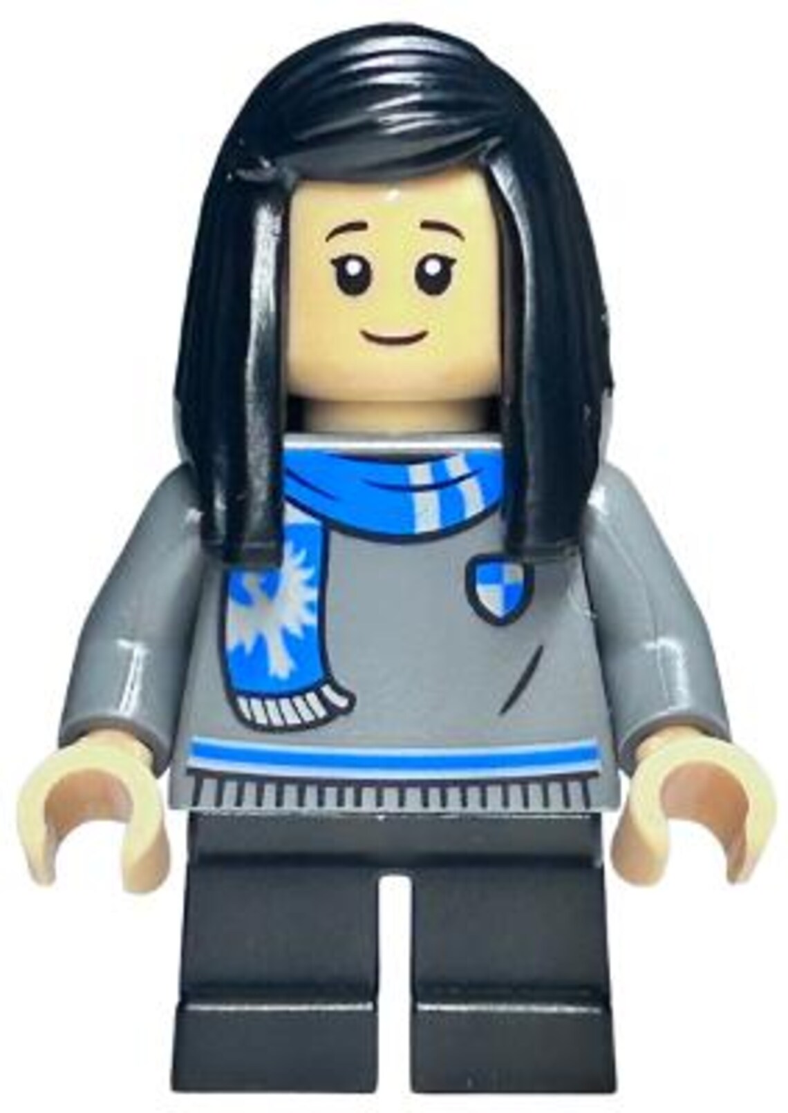 Lego MINIFIGURE Harry Potter Cho Chang - Ravenclaw Sweater and Scarf ...