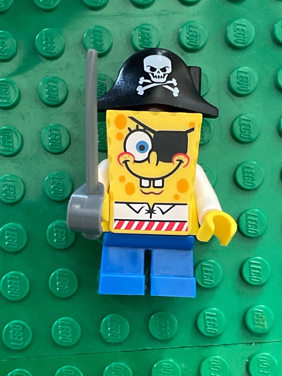 Lego MINIFIGURE Spongebob Squarepants Spongebob Pirate - Etsy