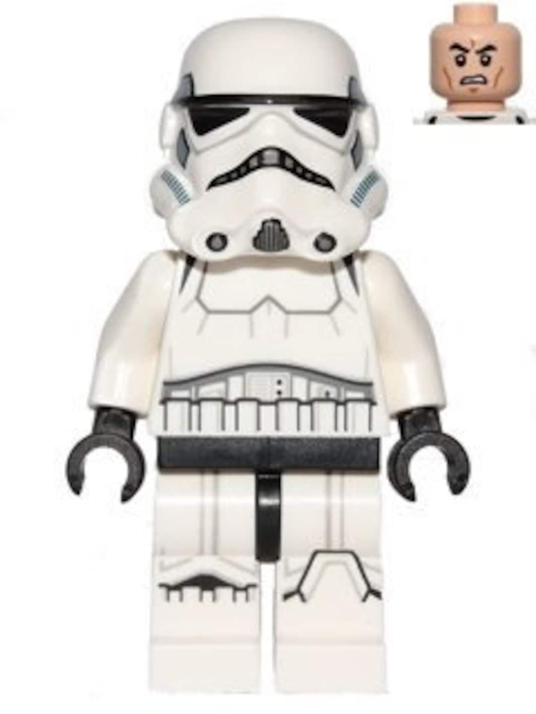 Lego Star Wars MINIFIGURE Classic First Printing Helmet Mustache Look ...