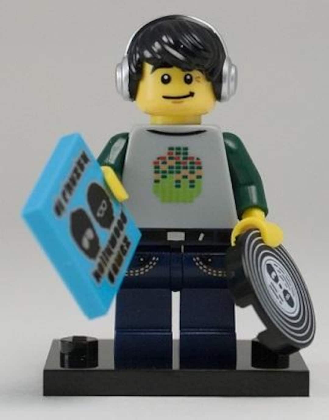 Lego MINIFIGURE DJ, Series 8 (complete Set With Stand and Accessories ...