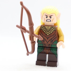 Lego MINIFIGURE Elf Hobbit Lord of the Rings Legolas Greenleaf - Etsy