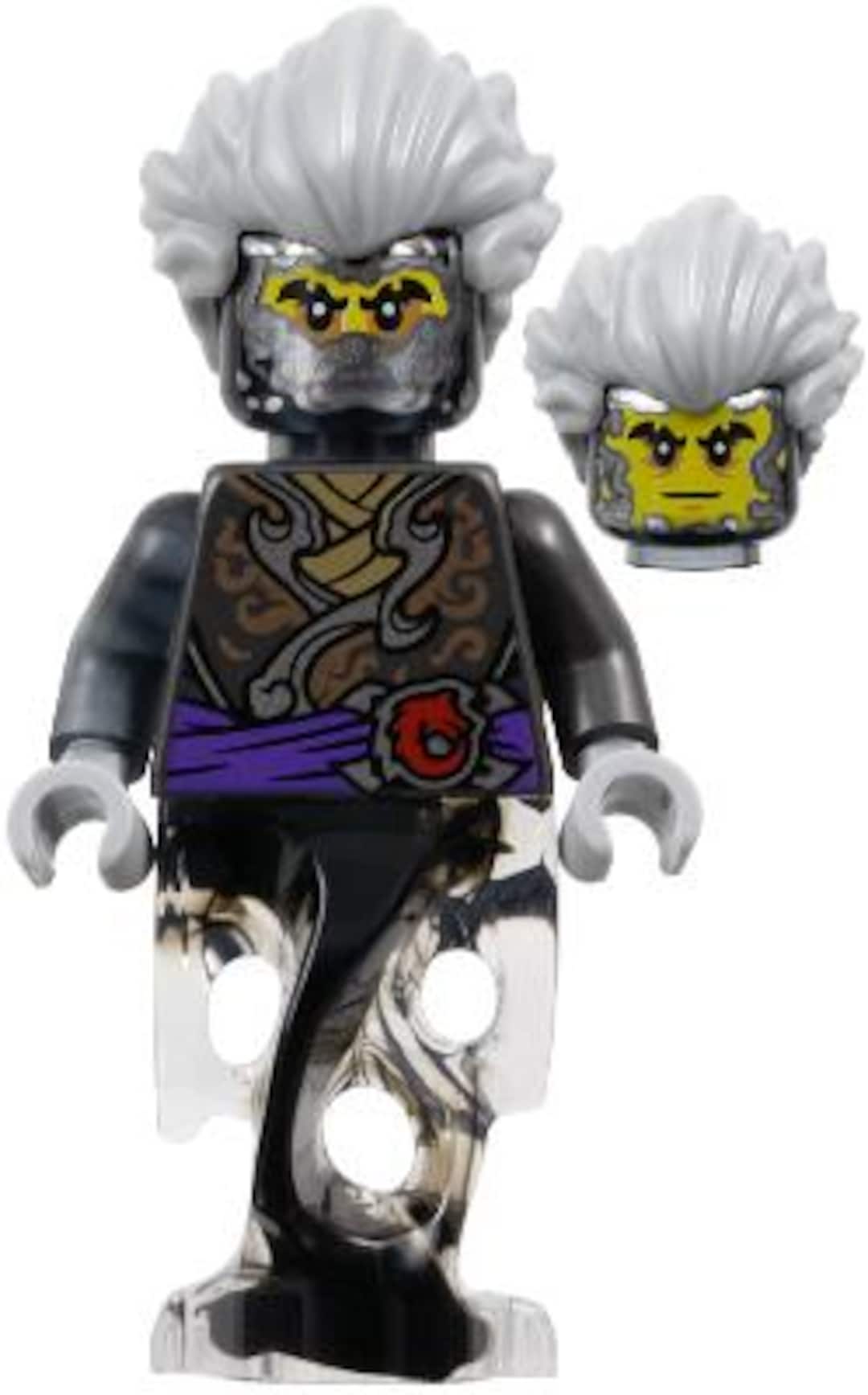 Lego MINIFIGURE Cinder - Ghost Legs Trans-clear Lower Body, Ghost With ...