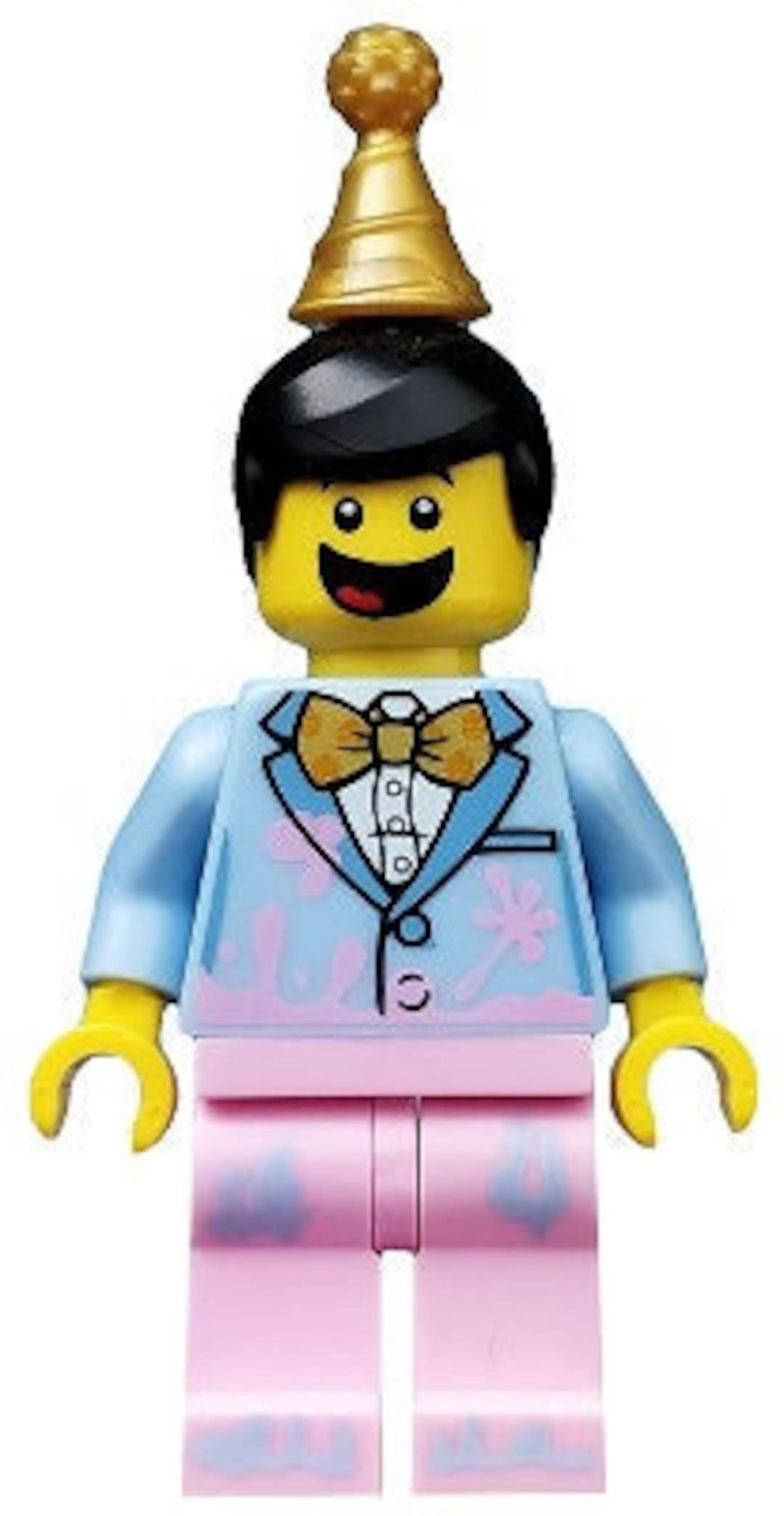Lego MINIFIGURE Birthday Cake Guy - Etsy