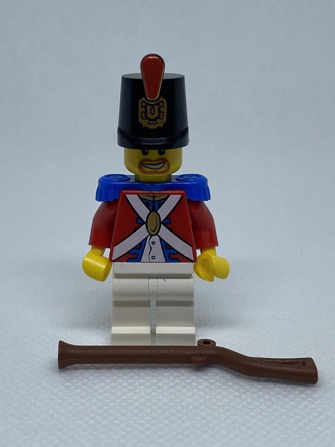 Lego MINIFIGURE Imperial Soldier II - Shako Hat Printed, Brown Beard /w ...