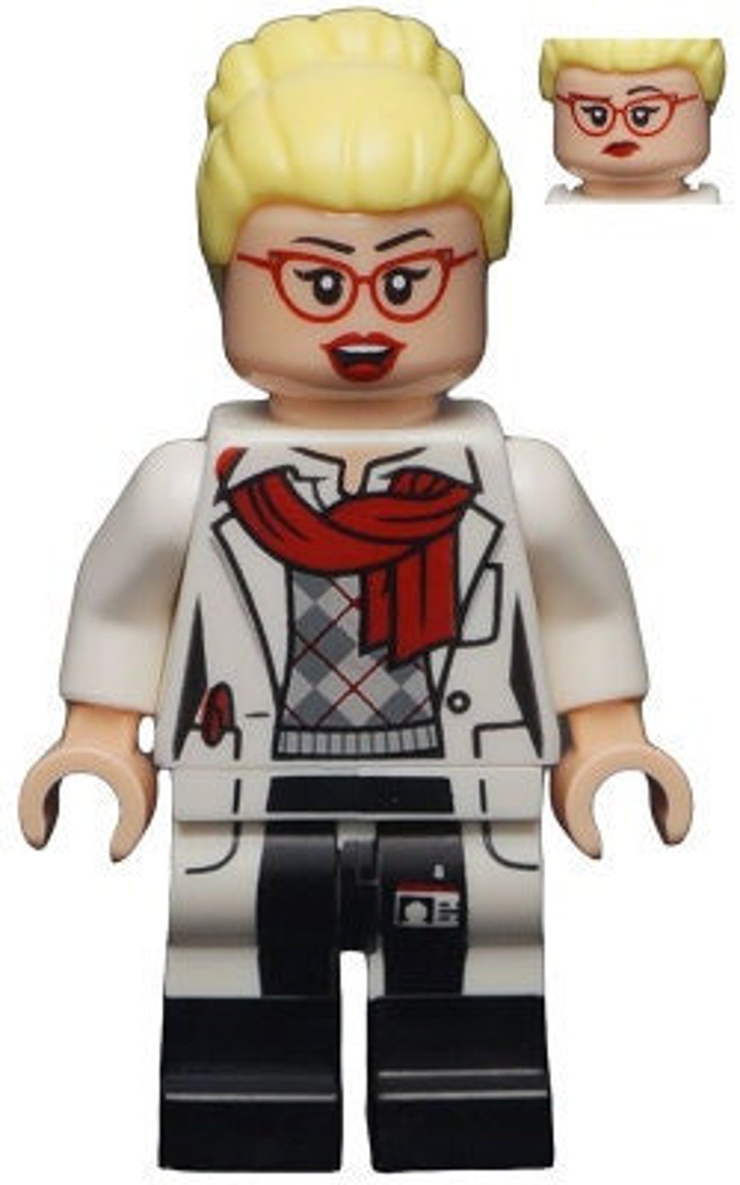 Lego Super Hero MINIFIGURE Incognito Harley Quinn Undercover as Dr ...